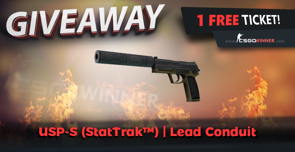 CS:GO Giveaway: StatTrak™ USP-S | Lead Conduit | CSGOWinner.com